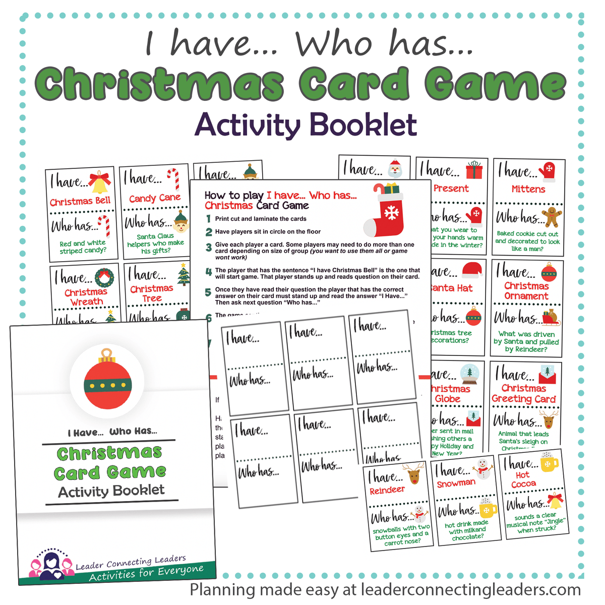I Have… Who Has… Christmas Card Game – Leader Connecting Leaders