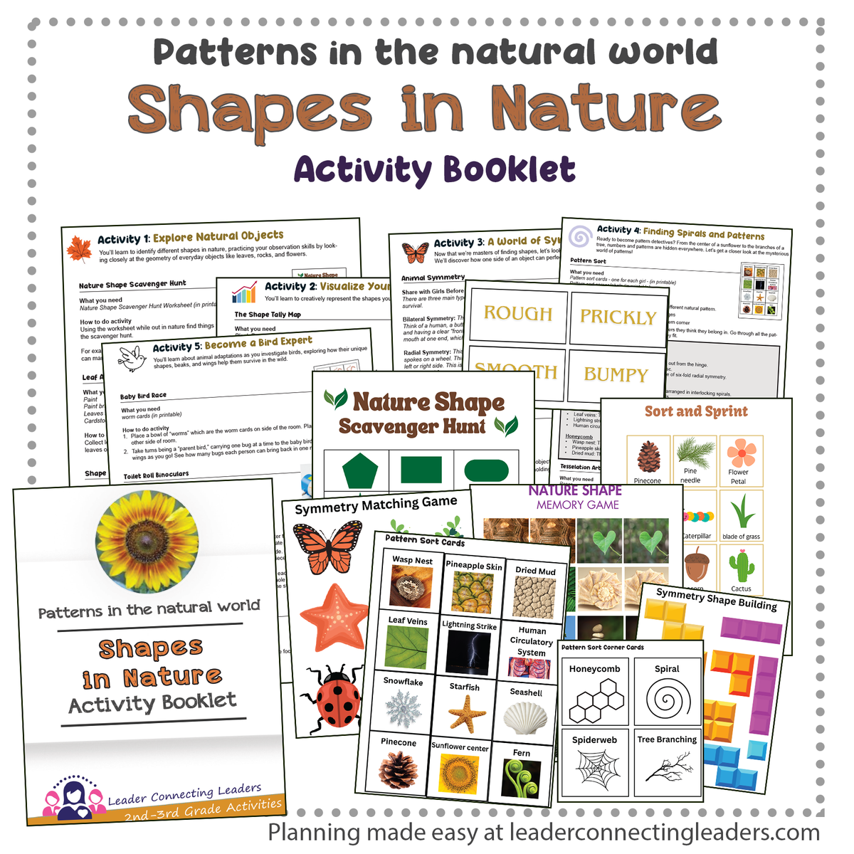 Shapes in Nature Activity Booklet for 2nd and 3rd Graders – Leader ...