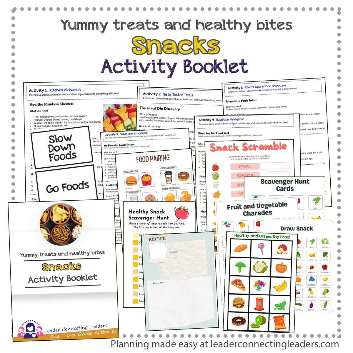 Snack Activity Booklet – Leader Connecting Leaders