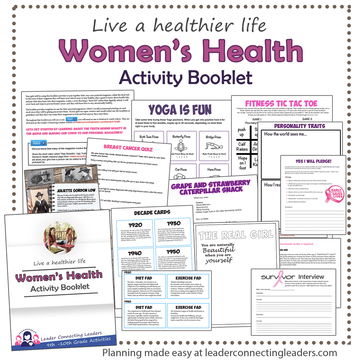 Women's Health Activity Booklet – Leader Connecting Leaders